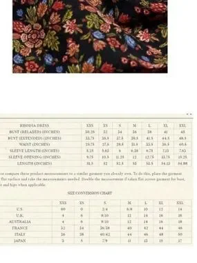 Doen | Dresses | Nwt Doen Rhodia In Noir Forest Floral Lightweight ...